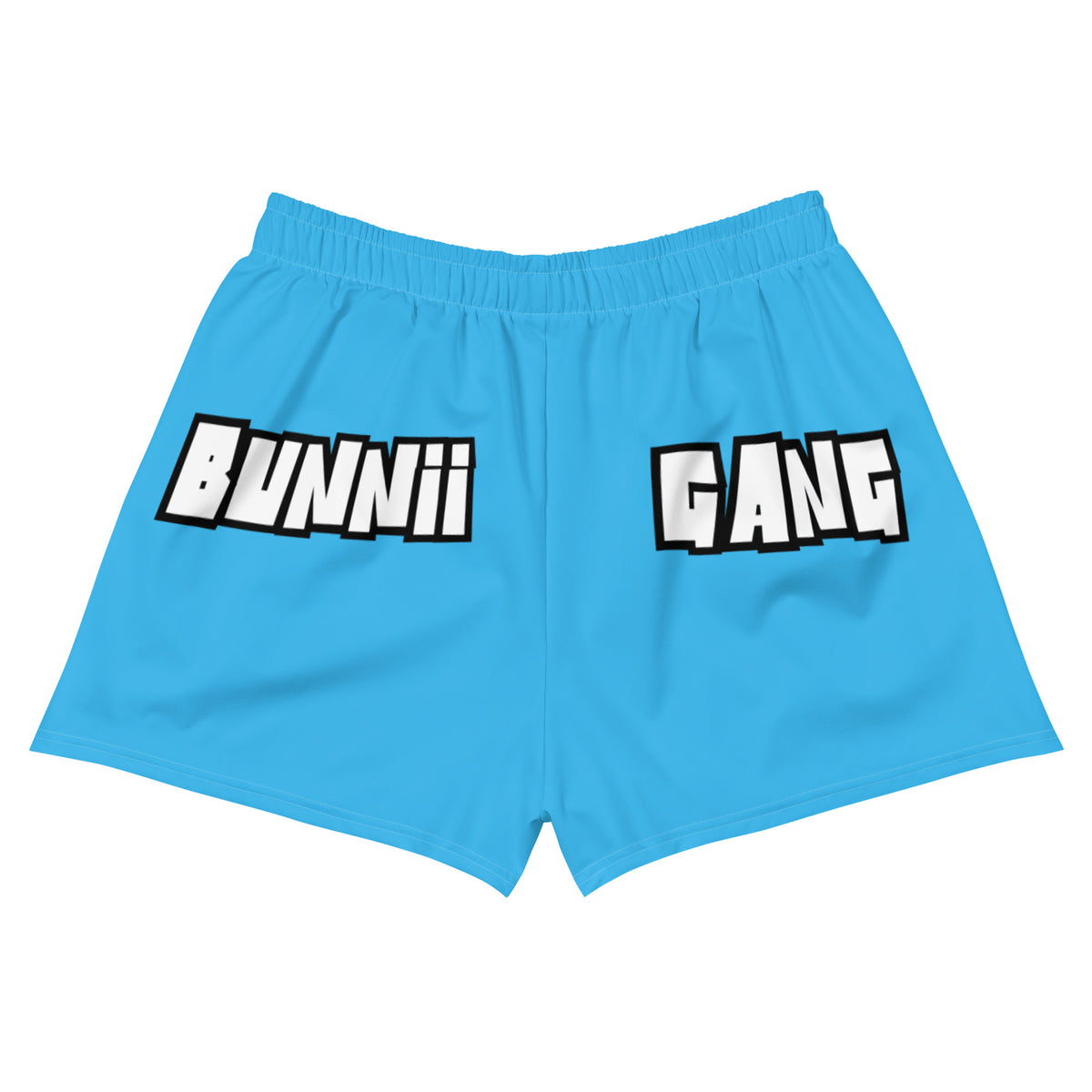 BUNNII GANG "TEAM BUNNII" SKY BLUE Athletic Shorts – bunniigang