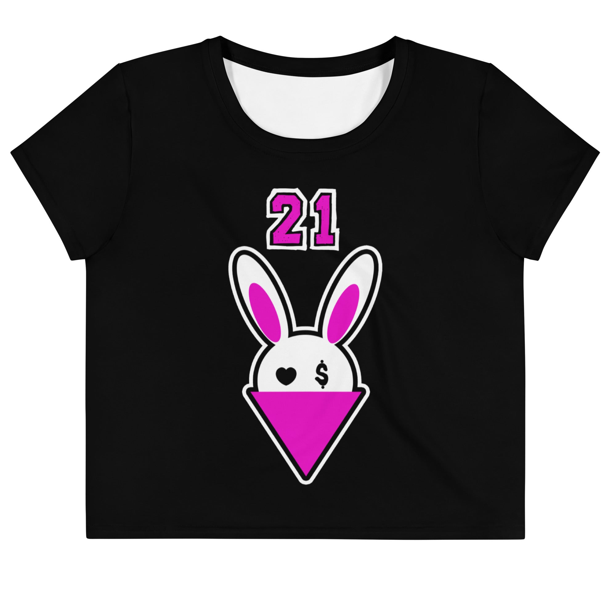 BUNNII GANG "TEAM BUNNII" Crop Tee – bunniigang