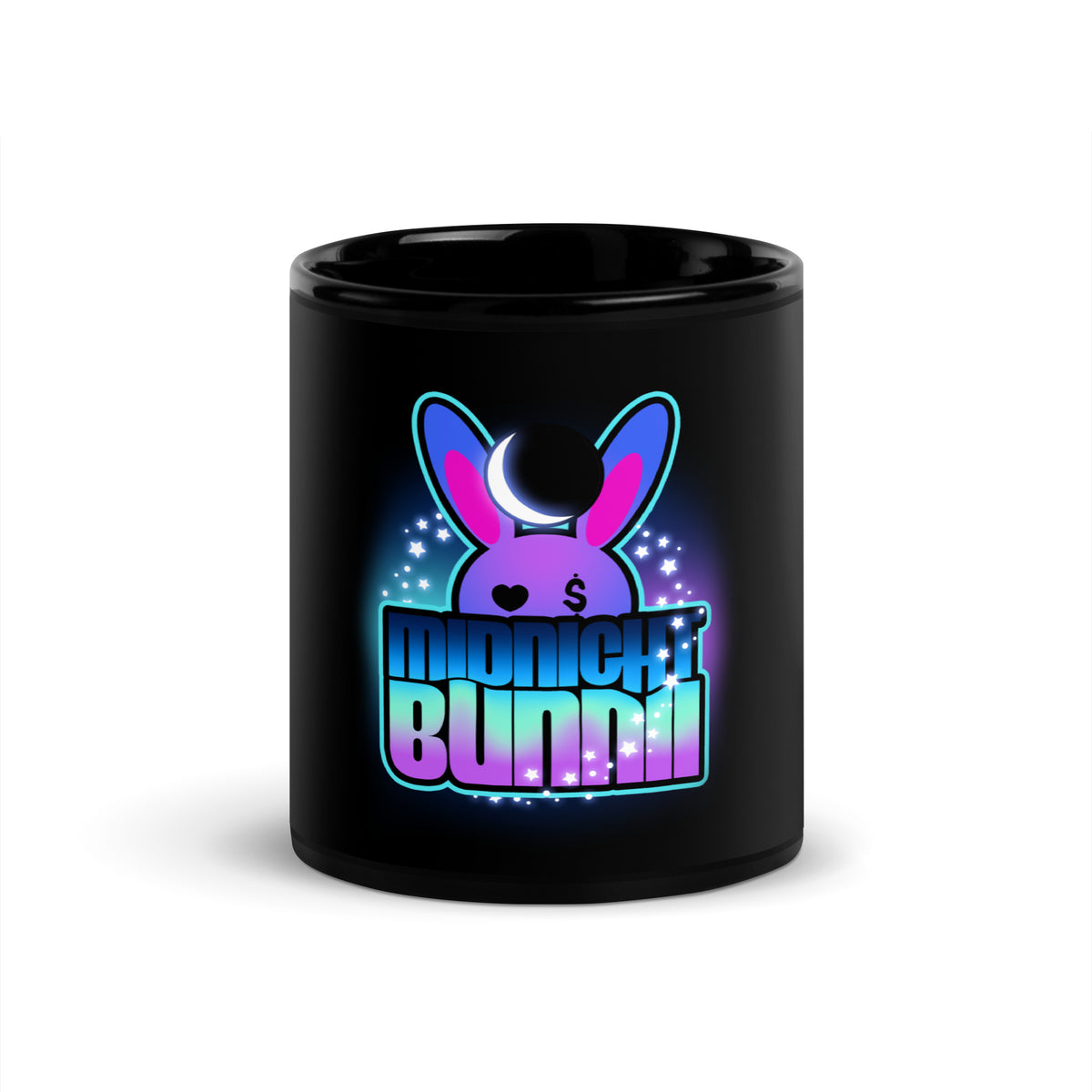 BUNNII GANG "MIDNIGHT BUNNII" Glossy Mug – bunniigang