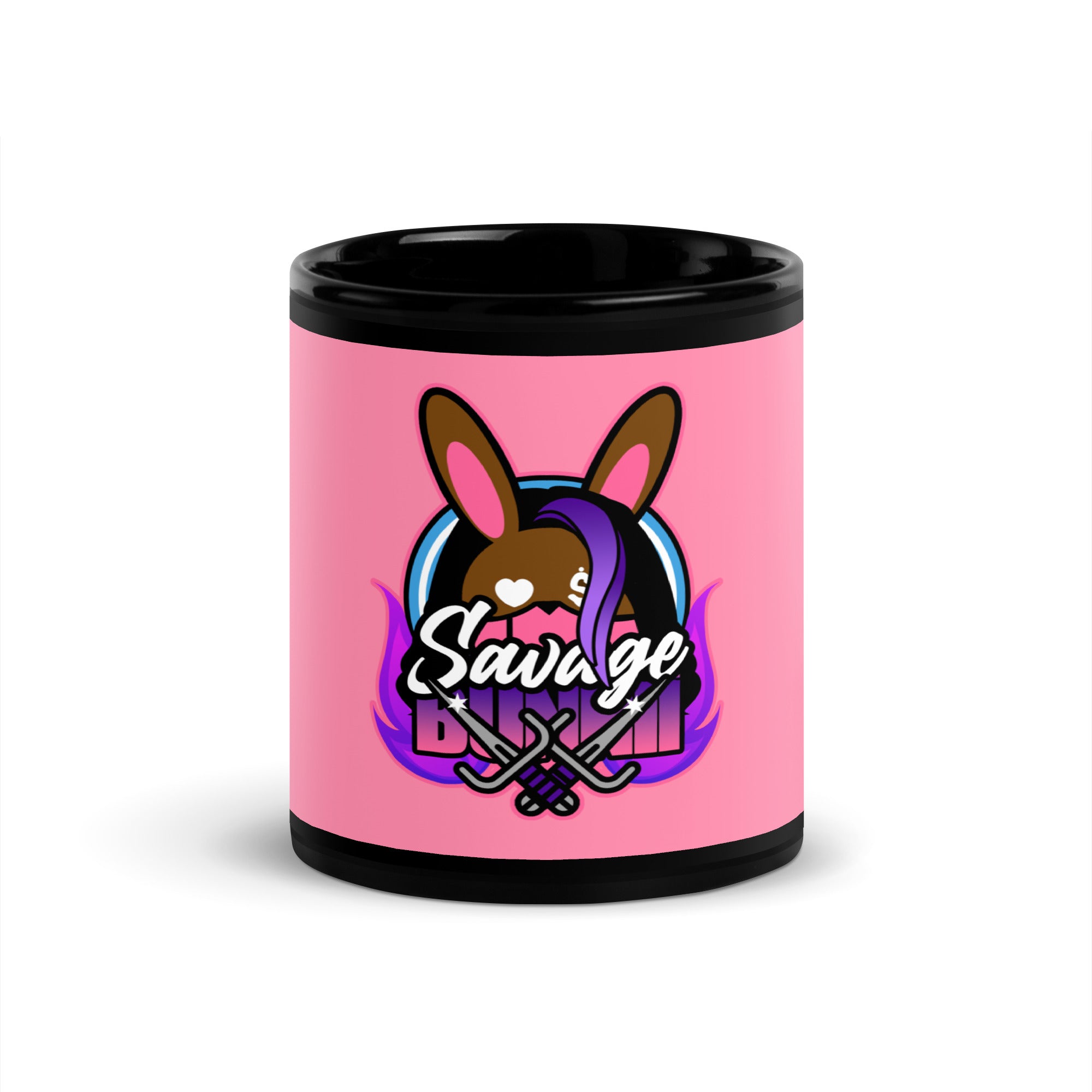 BUNNII GANG "SAVAGE BUNNII" Glossy Mug – bunniigang