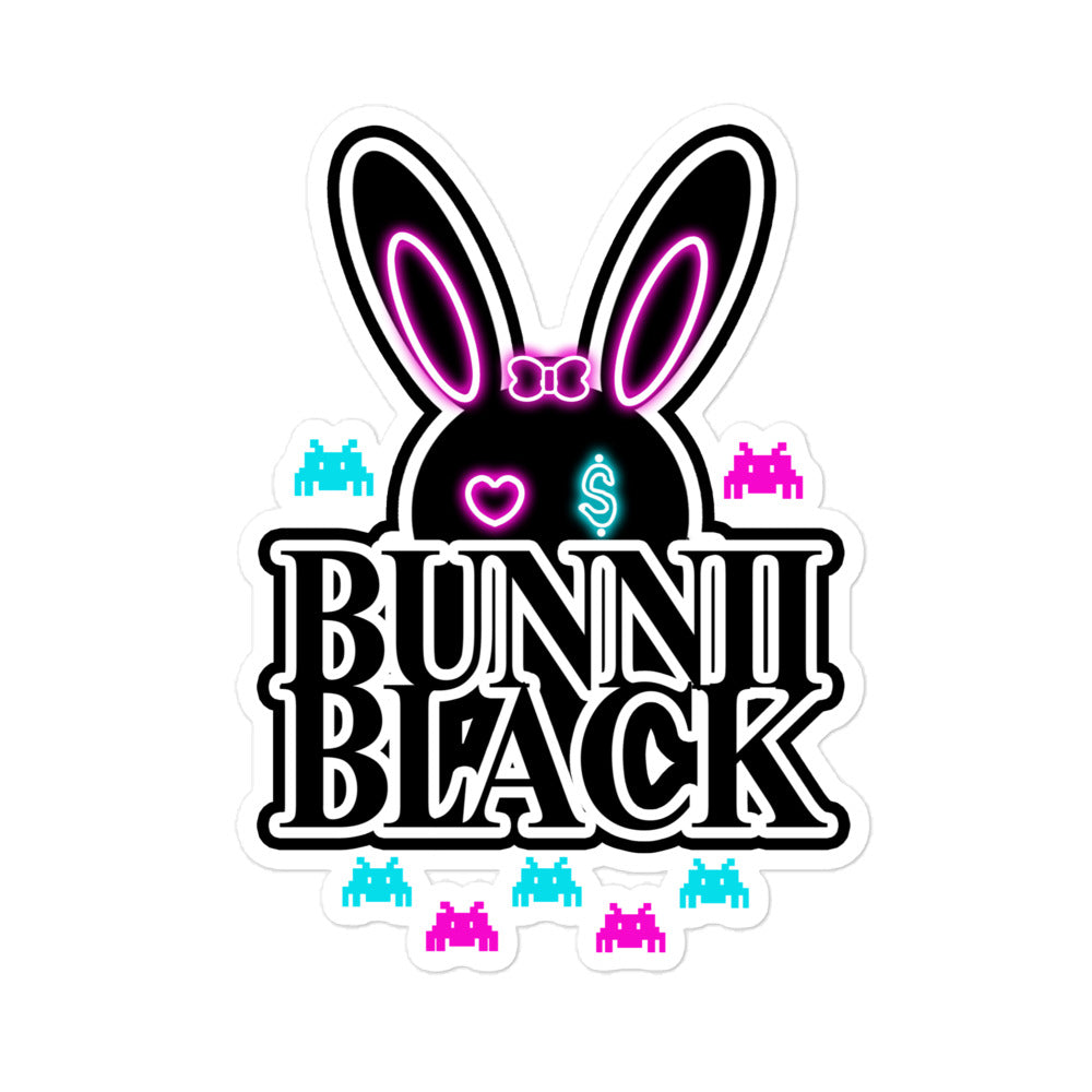 BUNNII GANG "BUNNII BLACK" Stickers – bunniigang