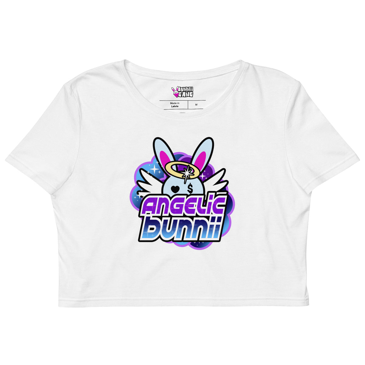 BUNNII GANG "ANGELIC BUNNII" Crop Top – bunniigang